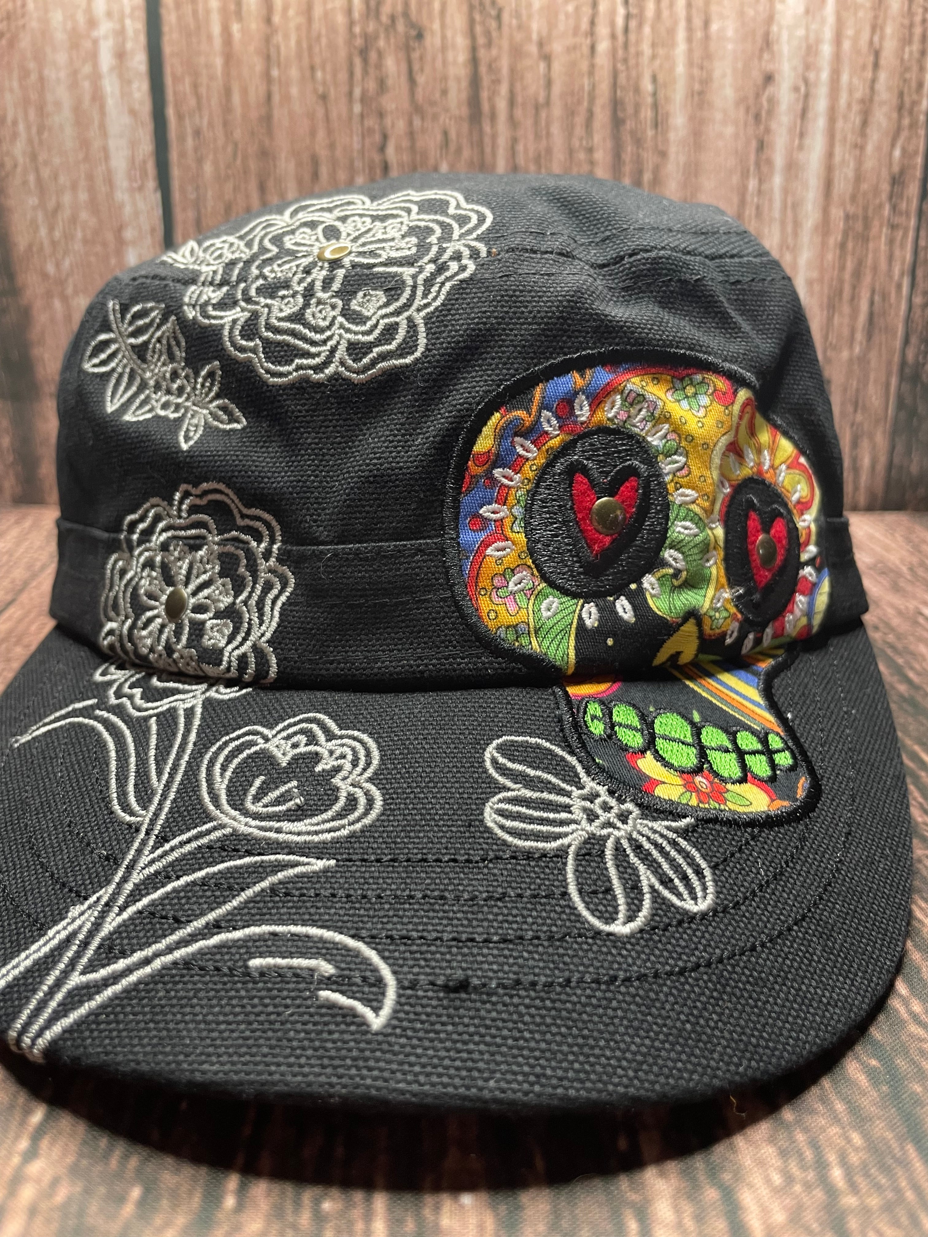 Sugar Skull Karma Womens Hat – Luxury Thrift
